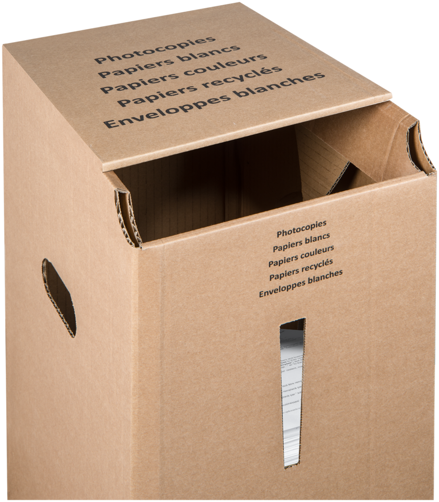 Collecteur de papier avec couvercle | APEI